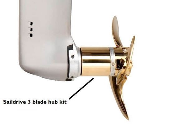 FYB Marine. Volvo Penta 3 blade folding propeller Saildrive hub kit ...