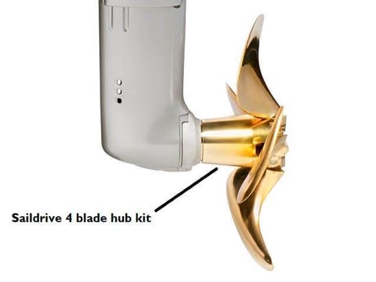 FYB Marine. Volvo Penta 4 blade folding propeller Saildrive hub kit ...