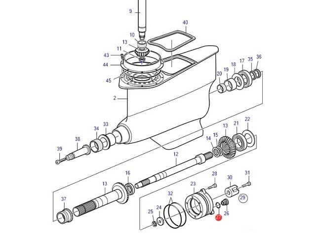 FYB Marine. Volvo Penta IPS dipstick and drain plug O-ring, Part Number ...