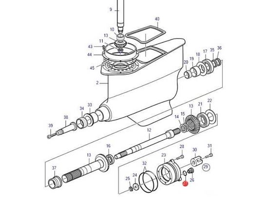 FYB Marine. Volvo Penta IPS dipstick and drain plug O-ring, Part Number ...