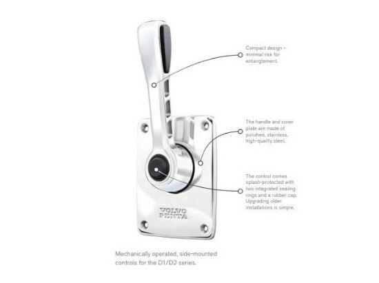 FYB Marine. Volvo Penta stainless steel sailboat throttle control, Part ...