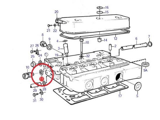 FYB Marine. Volvo Penta sealing ring 418411